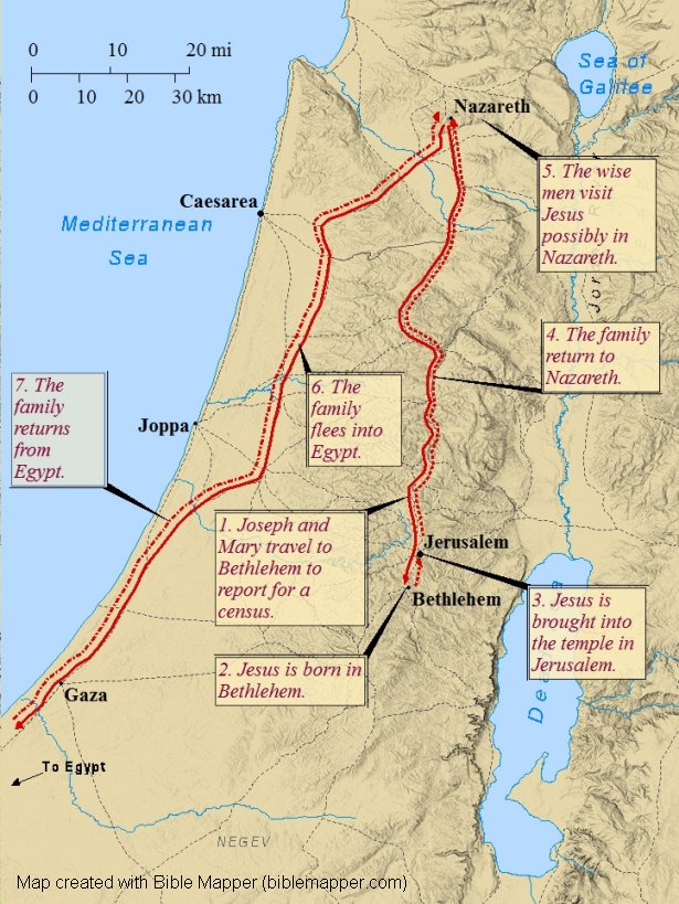 Jesus' travels - early life | Understand Your Bible